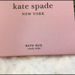 kate spade | Bath | Nwt Kate Spade Candy Stripe Bath Rug | Poshmark